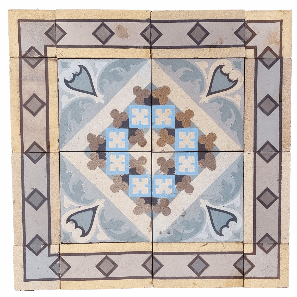 Carrelage C ramique Ancien R f 129 17m2 Mat riaux Anciens Du Nord